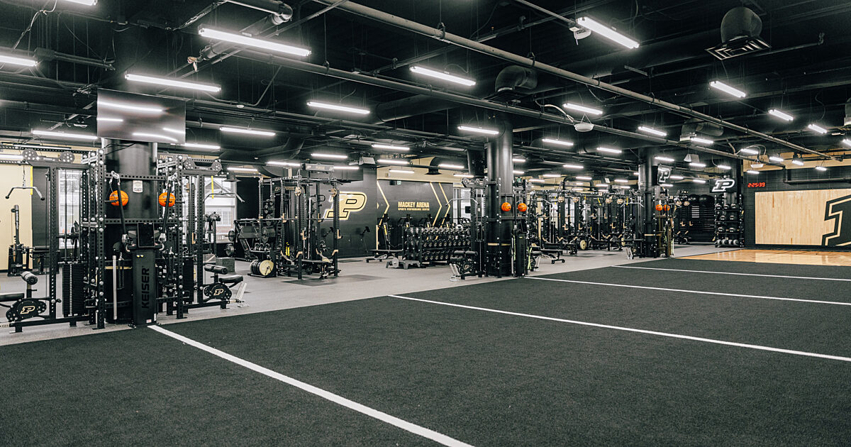 Purdue University Basketball Weight Room | Sorinex Exercise Equipment