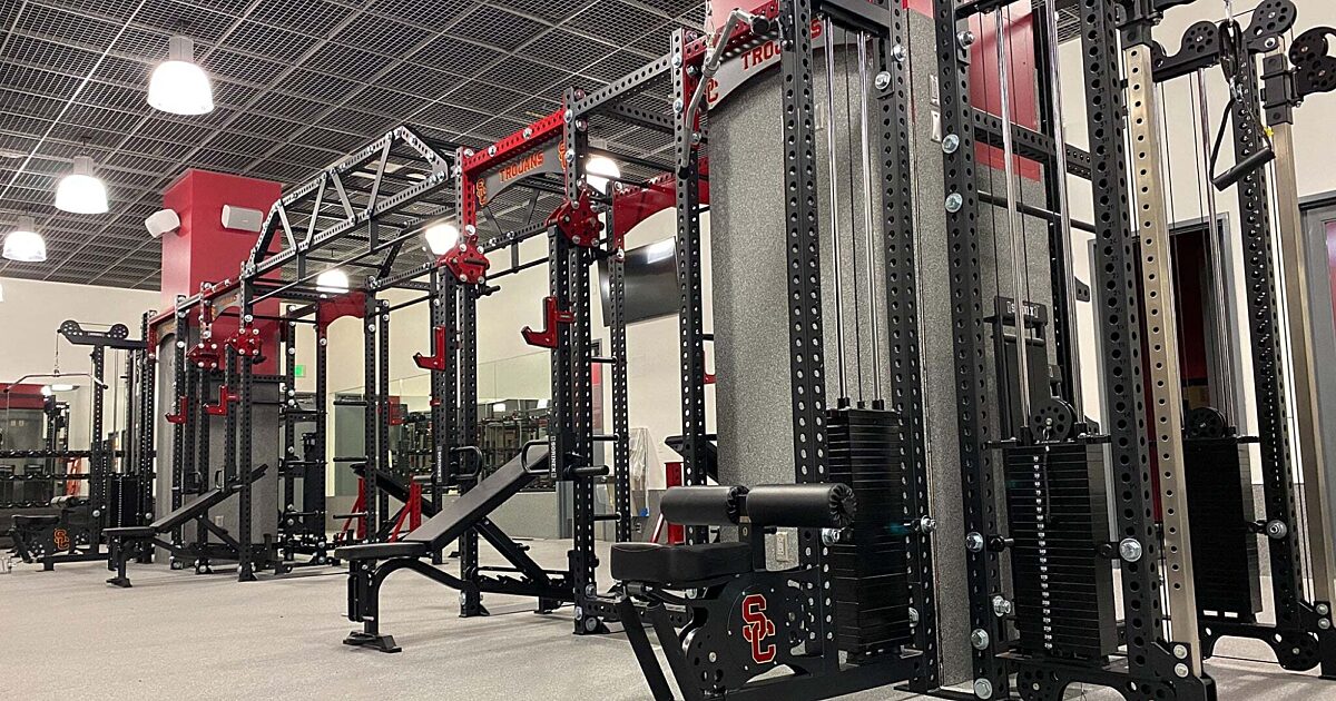 USC Basketball Weight Room | Sorinex Exercise Equipment