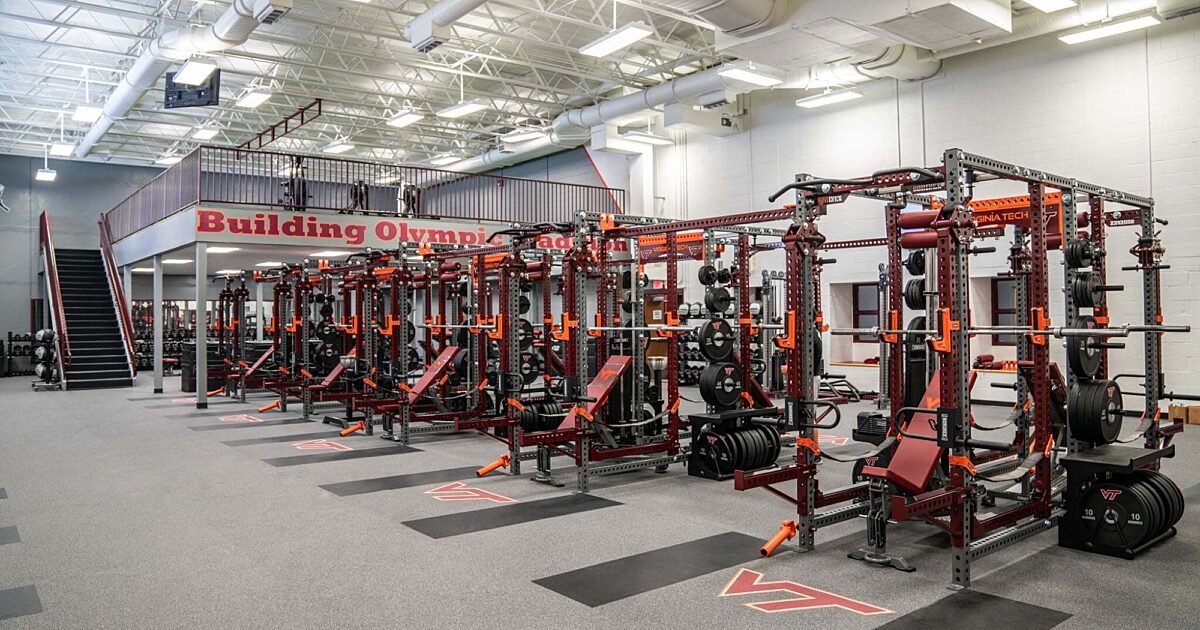 Virginia Tech Olympic Weight Room | Sorinex Exercise Equipment